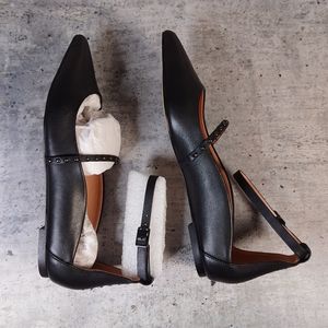 Halston Heritage | Shoes | Halston Heritage Black Leather Shoes | Poshmark